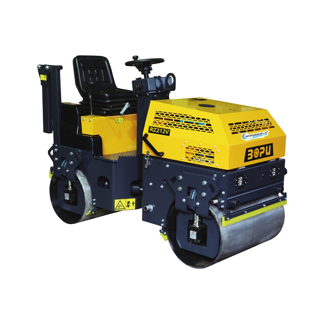 RODILLO VIBROCOMPACTADOR 1.2 TONELADAS RZ212V » Maquiequipos de Colombia
